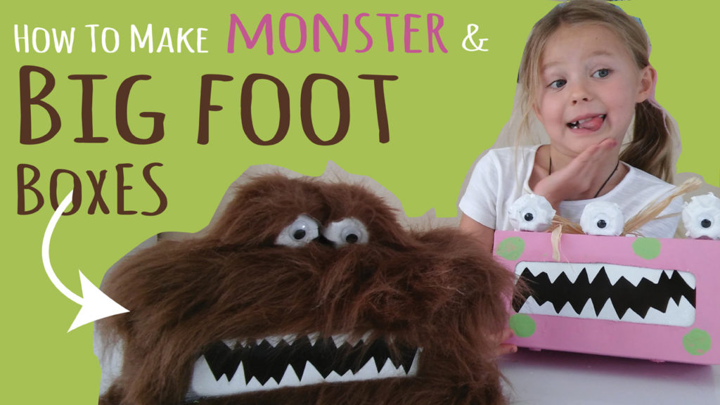 kids-craft-monster-box-big-foot-box - Kids Crafts by Three Sisters ...