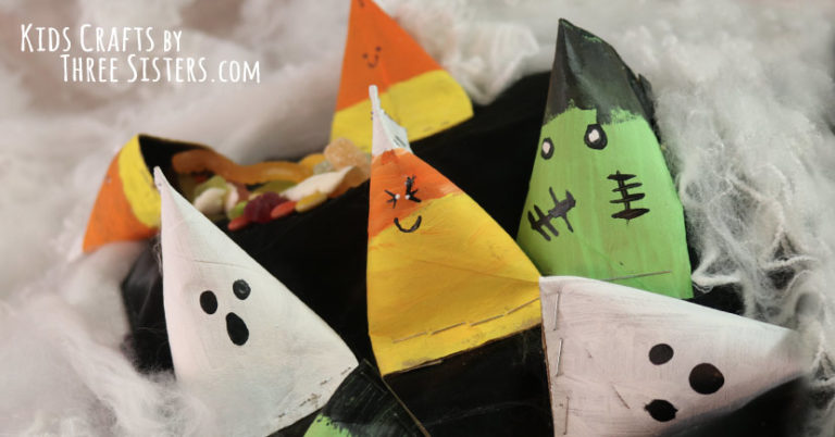 Make DIY Halloween Treat Boxes using Paper Rolls | Easy Kids CraftKids ...